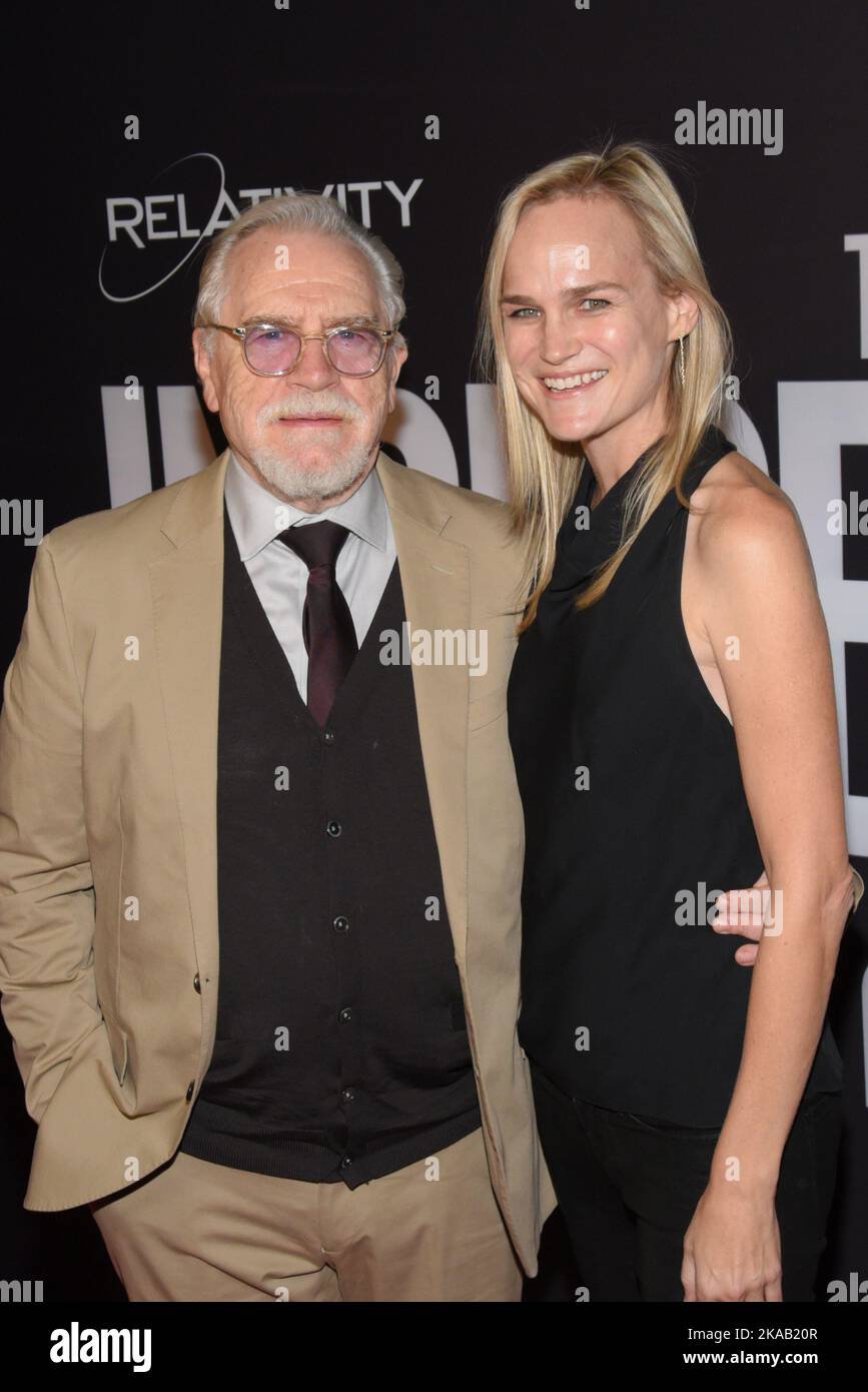 New York, NY, on November 1, 2022. Brian Cox and Amy Rice attend The ...