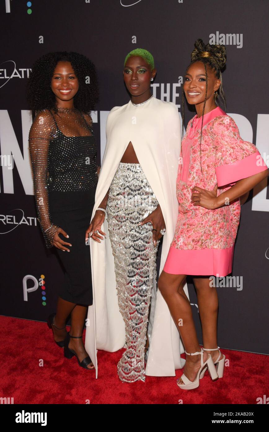 New York, NY, on November 1, 2022. Imani Love, Jodie Turner-Smith and ...