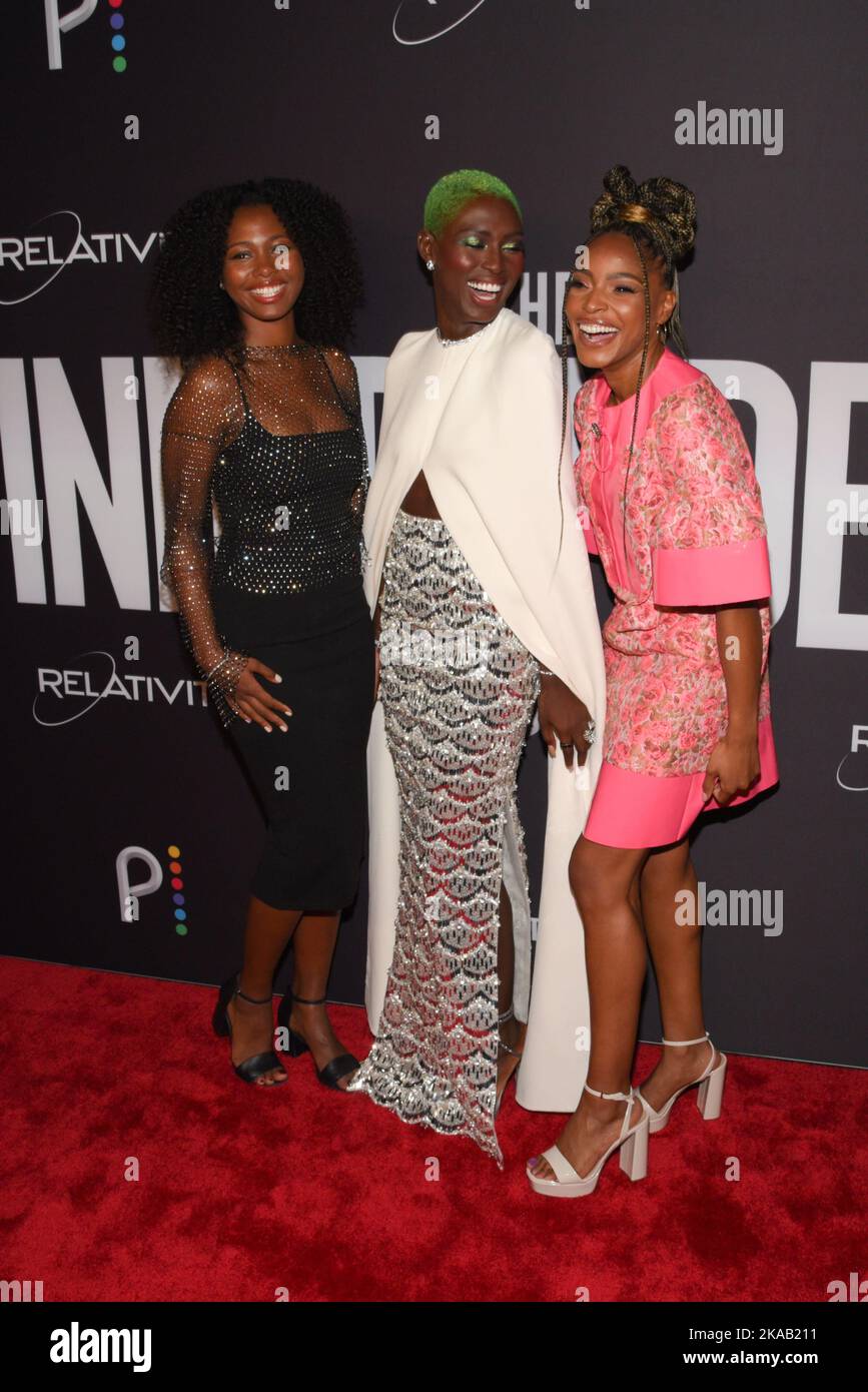 New York, NY, on November 1, 2022. Imani Love, Jodie Turner-Smith and ...