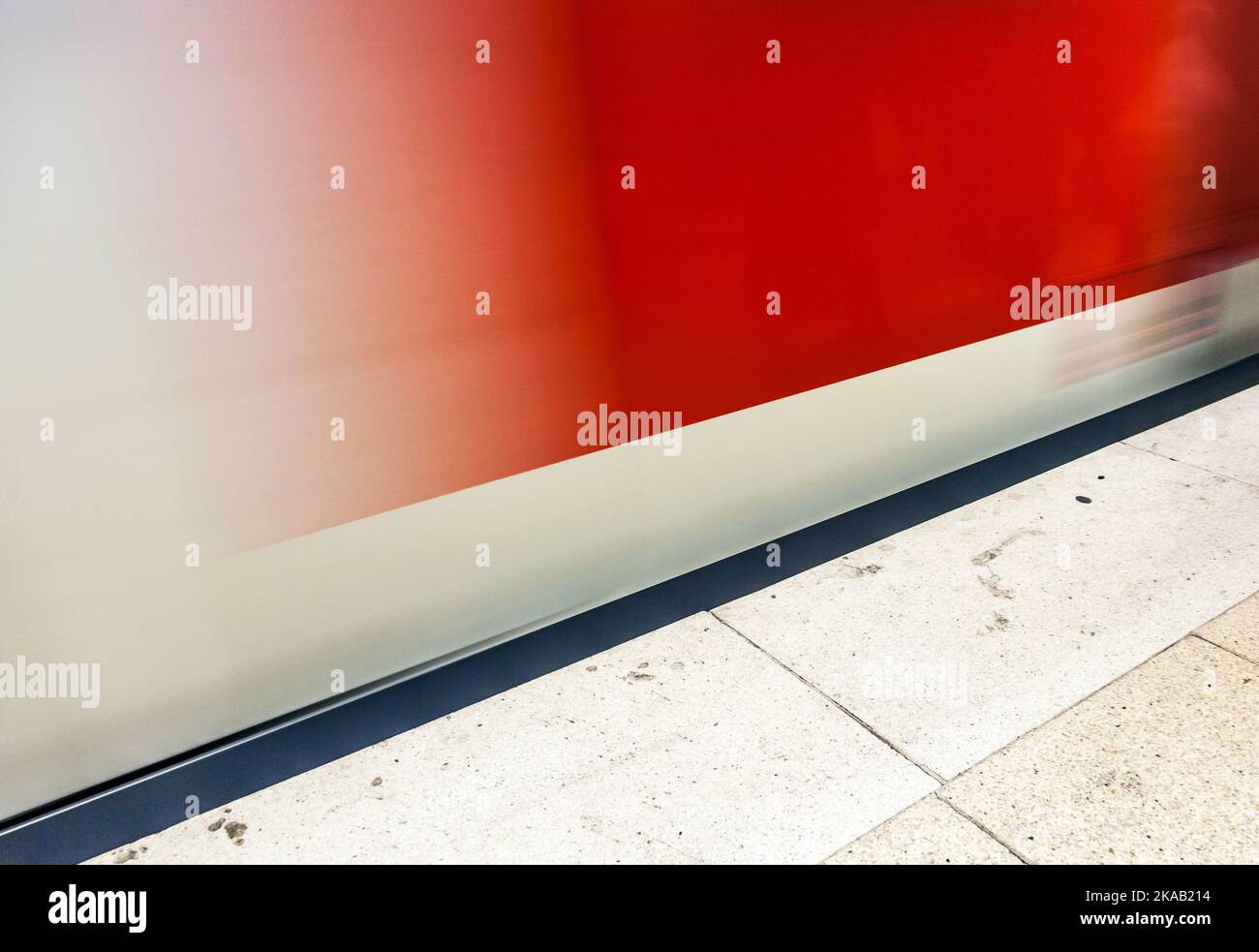 departing, arriving subway as symbol in the station Stock Photo - Alamy