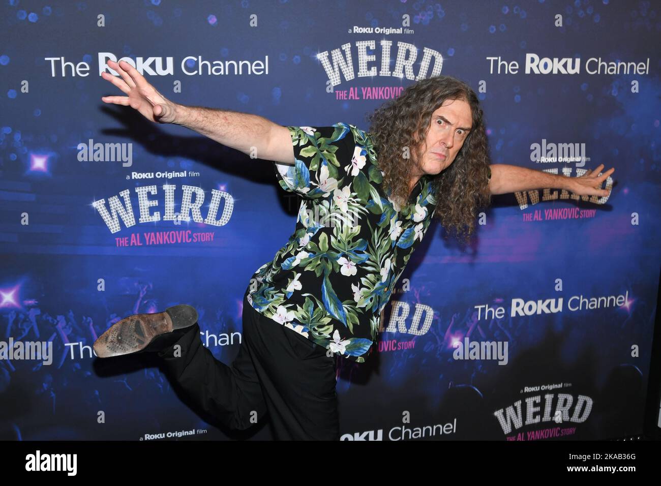 Weird Al Yankovic attends the "Weird: The Al Yankovic Story" New York ...