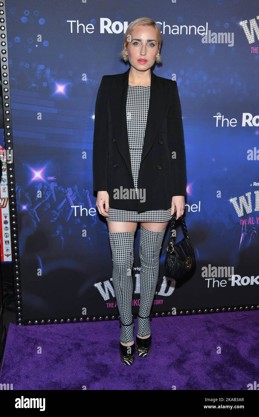 Zoe Lister-Jones attends the "Weird: The Al Yankovic Story" New York ...
