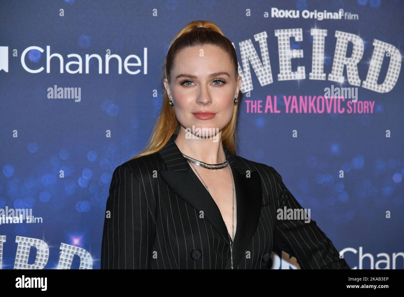 Evan Rachel Wood attends the "Weird: The Al Yankovic Story" New York ...