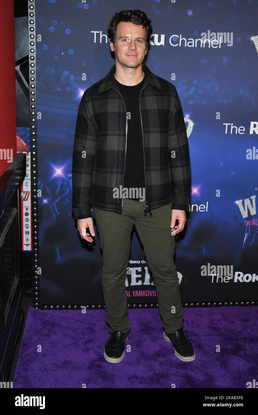 Jonathan Groff attends the "Weird: The Al Yankovic Story" New York ...