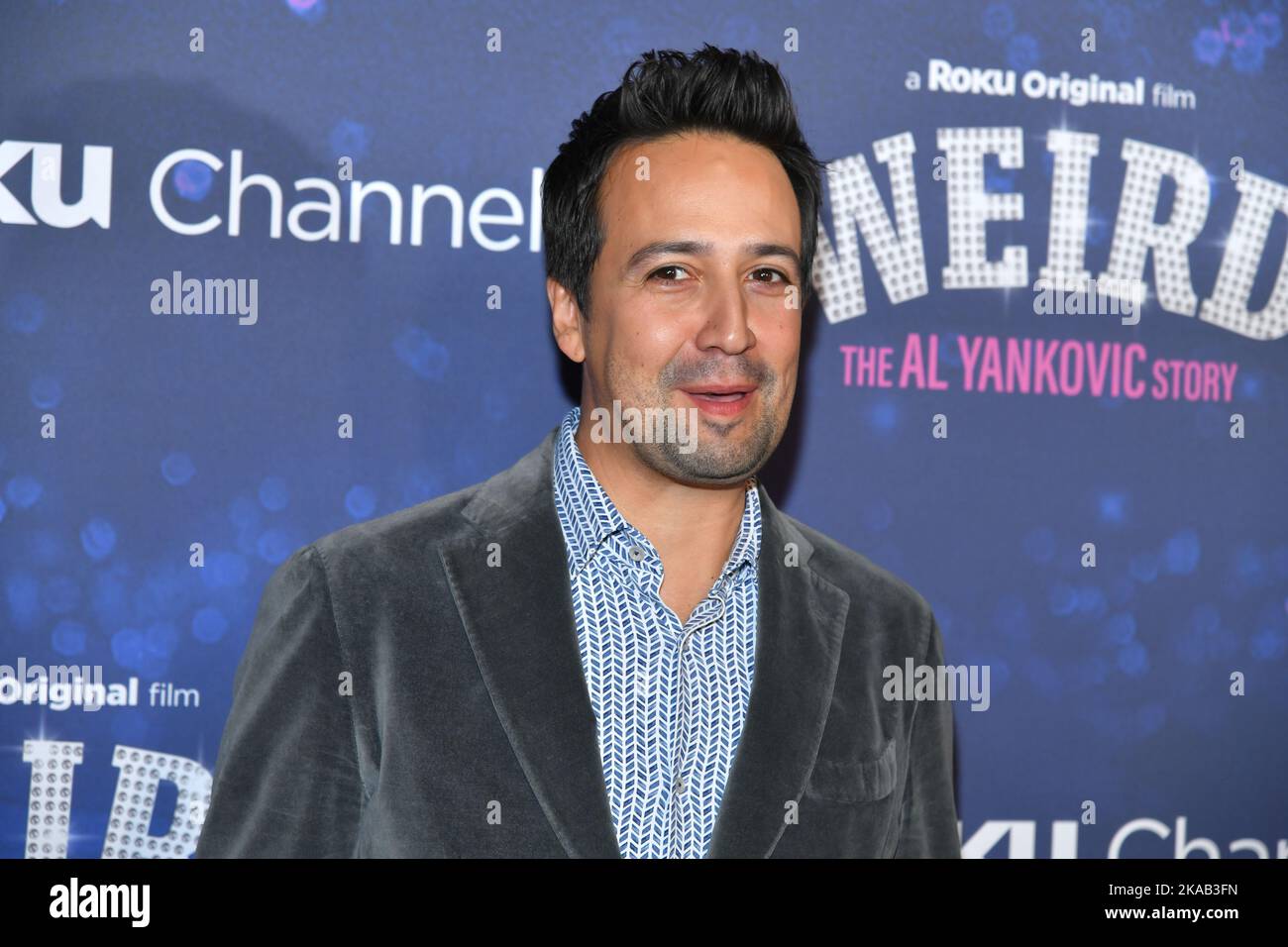 Lin-Manuel Miranda attends the "Weird: The Al Yankovic Story" New York ...