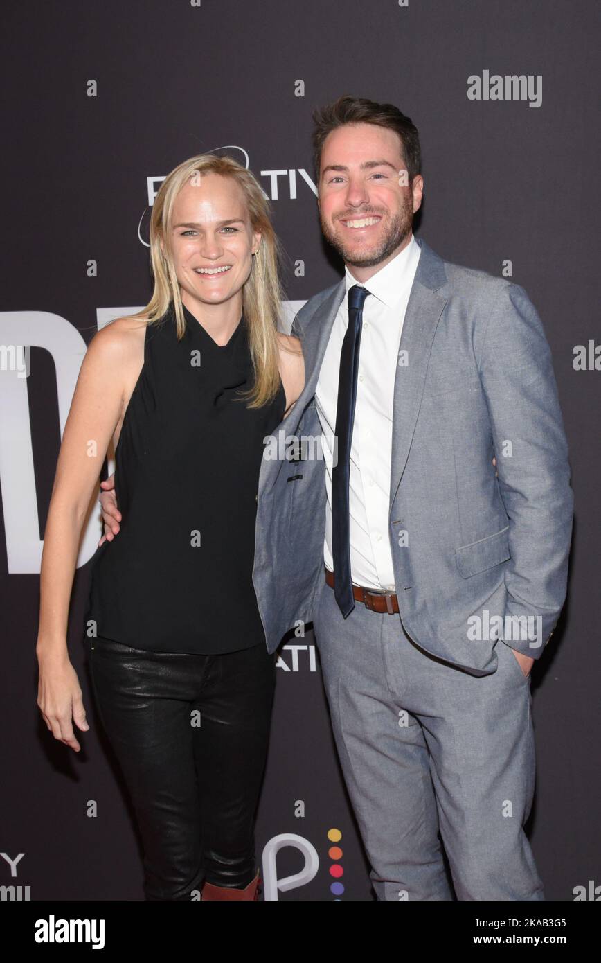 New York, NY, on November 1, 2022. Amy Rice and Evan Parter attend The ...