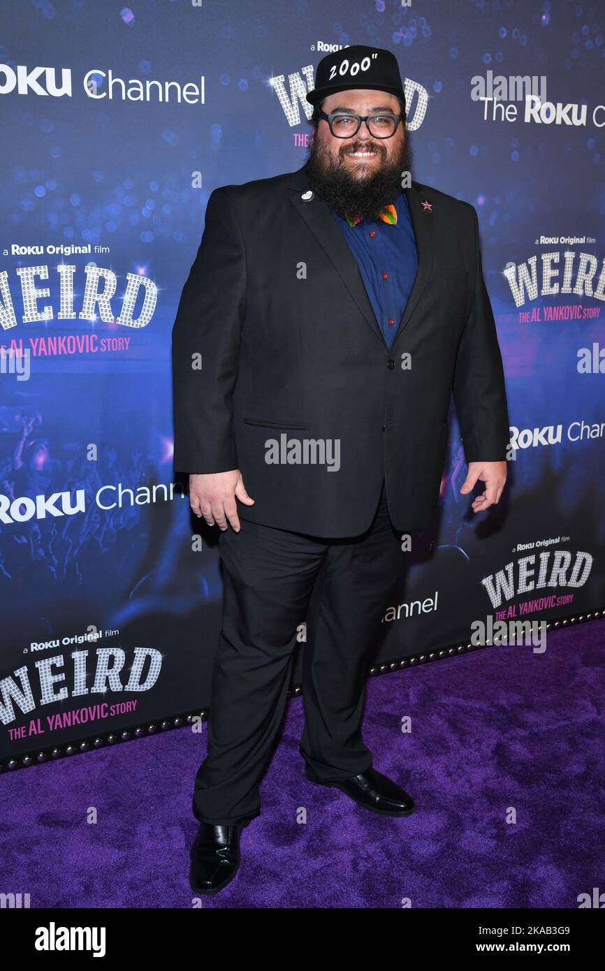 Ethan Ullman attends the "Weird: The Al Yankovic Story" New York ...