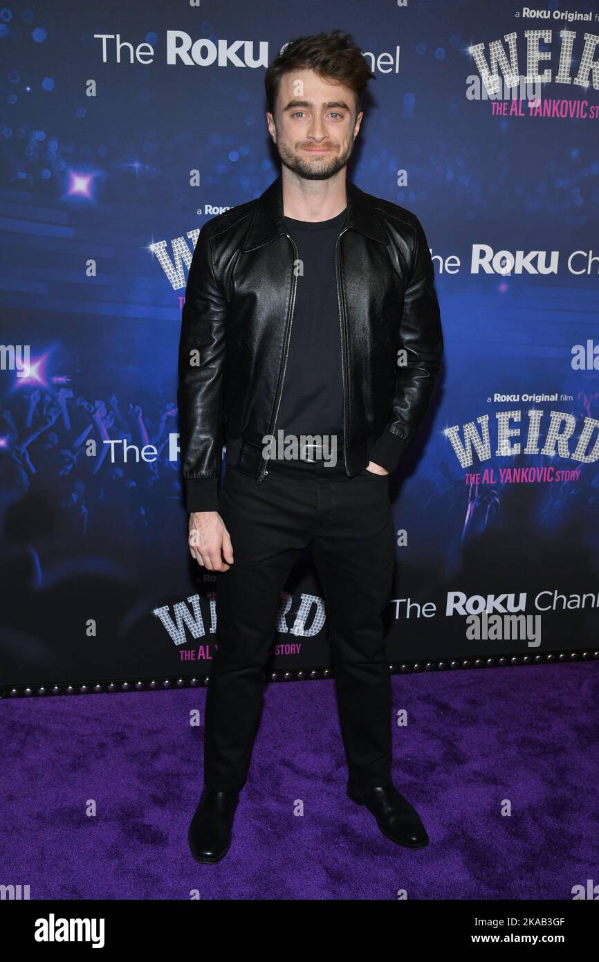 Daniel Radcliffe attends the "Weird: The Al Yankovic Story" New York ...