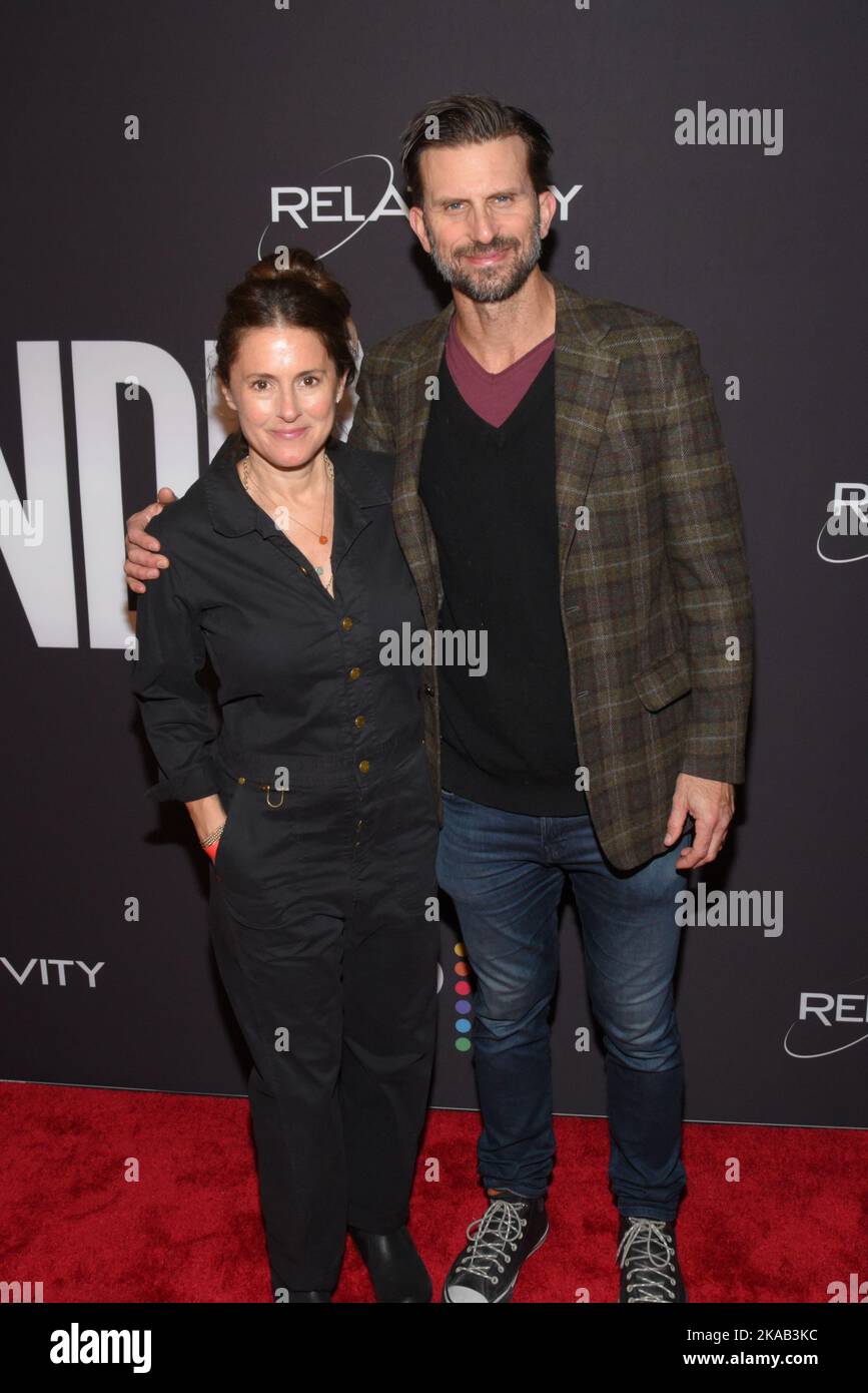 New York, NY, on November 1, 2022. Ali Marsh and Frederick Weller ...