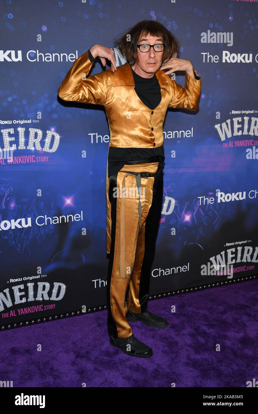 Emo Philips attends the "Weird: The Al Yankovic Story" New York ...