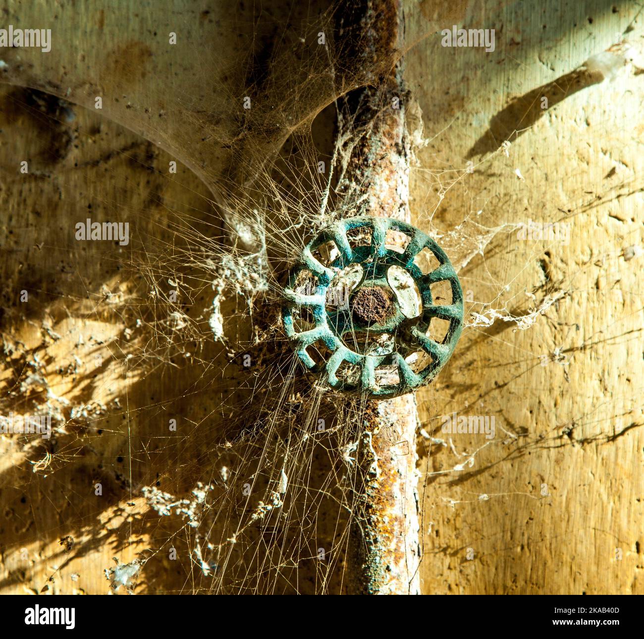 rusty machine in old rotten refinery station Stock Photo - Alamy