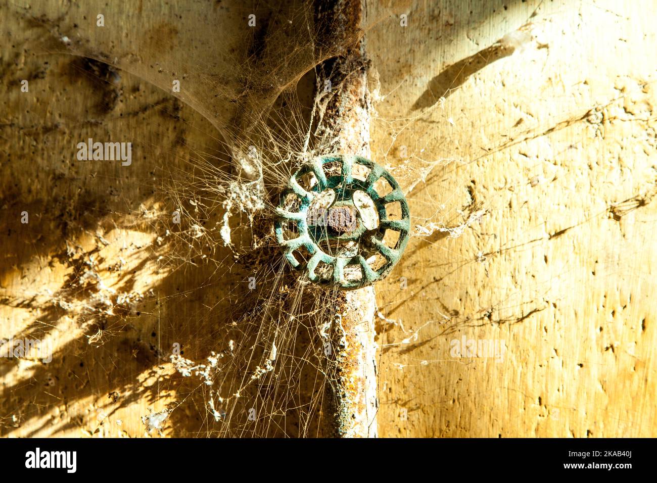 rusty machine in old rotten refinery station Stock Photo - Alamy