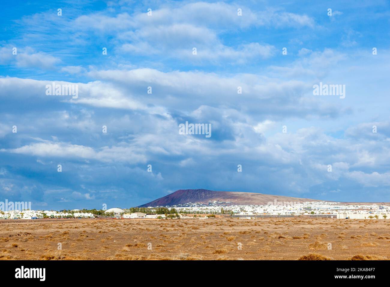 urbanisation project in Playa Blanca with newly built houses Stock ...