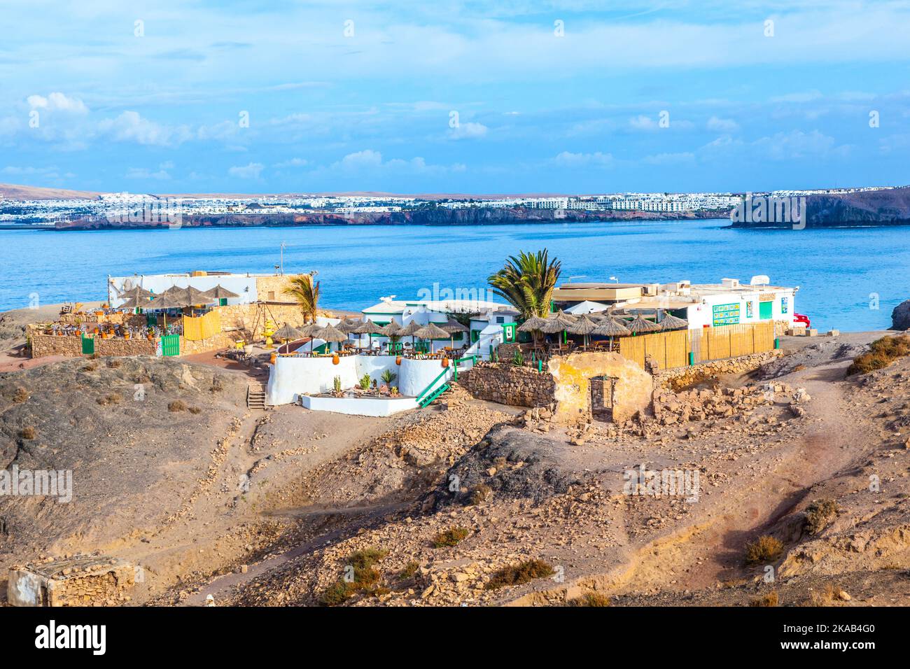Playa de Papagayo (Parrot's beach) on Lanzarote, Canary islands, Spain ...