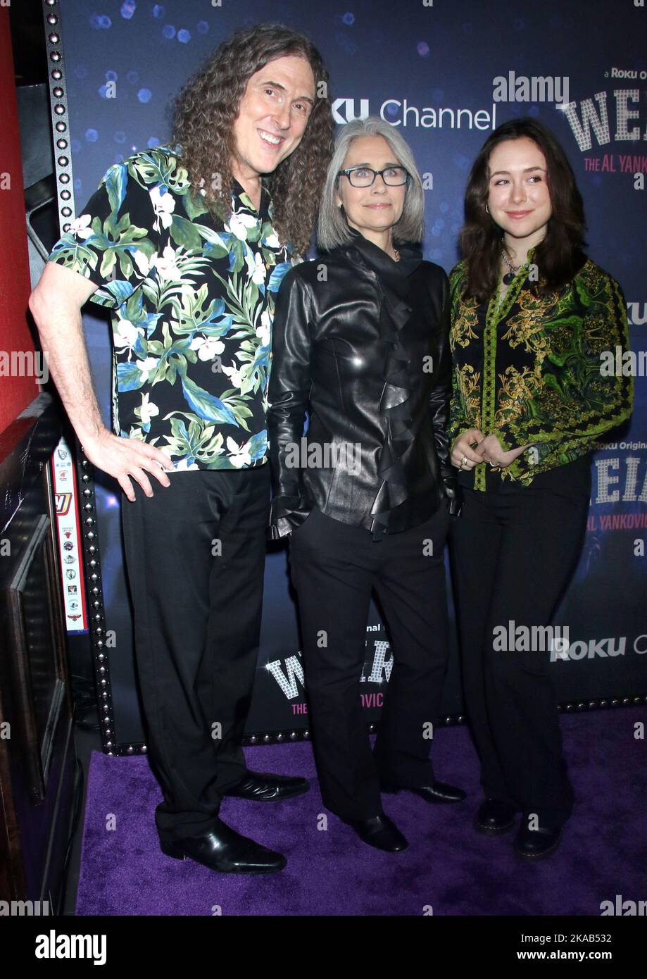 New York, NY, USA. 1st Nov, 2022. "Weird Al" Yankovic at Weird: The Al ...