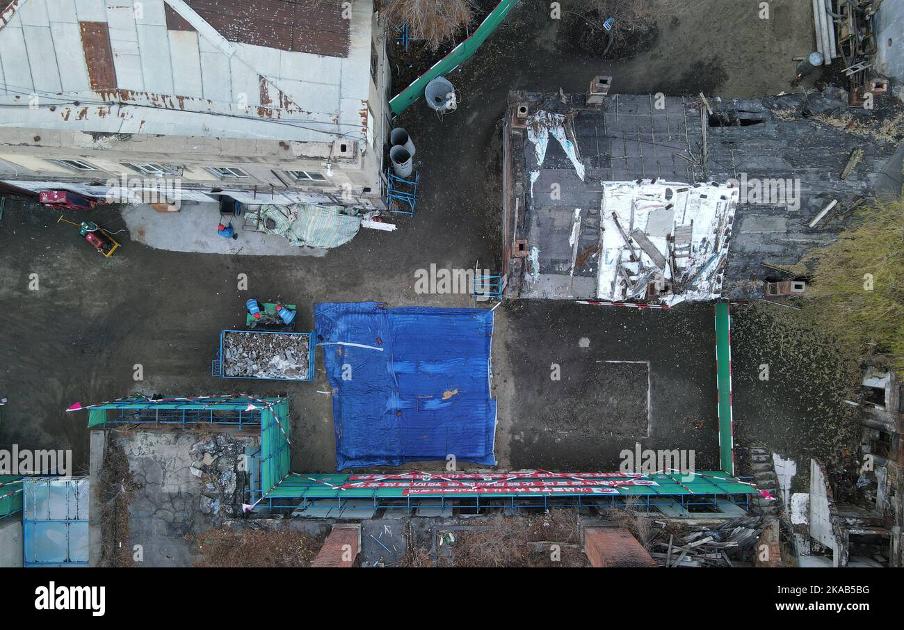 Aerial photos show the third phase project of the Chinese Baroque ...