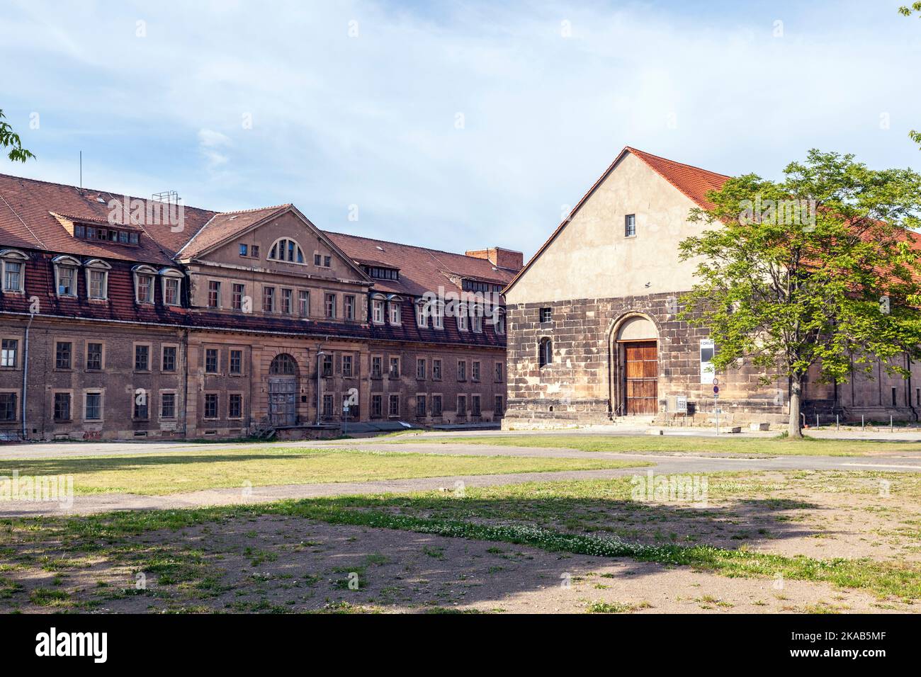 Petersberg Citadel in Erfurt is one of the biggest still existing early ...