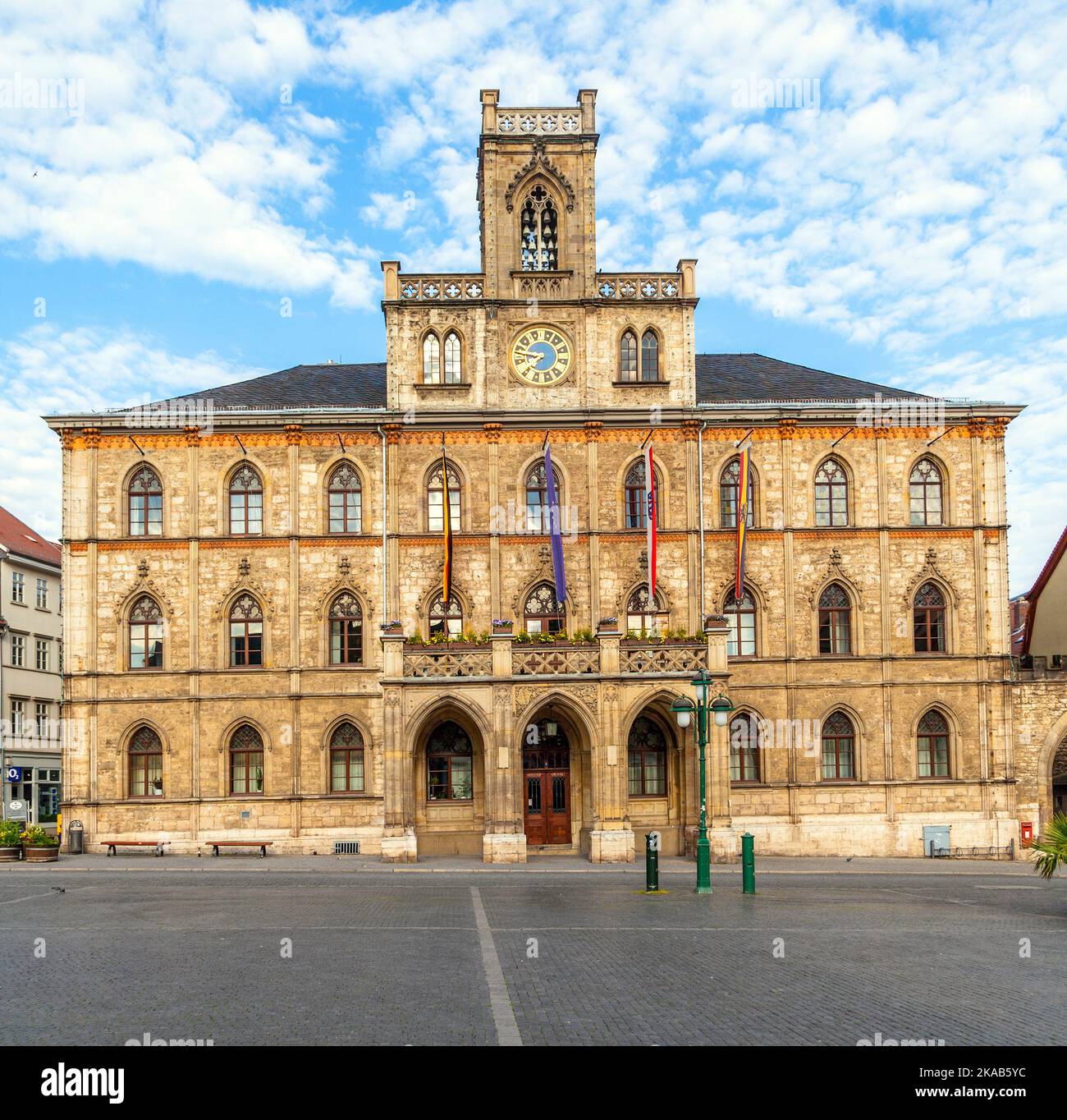 Town hall Weimar in Germany, UNESCO World Heritage Site Stock Photo - Alamy