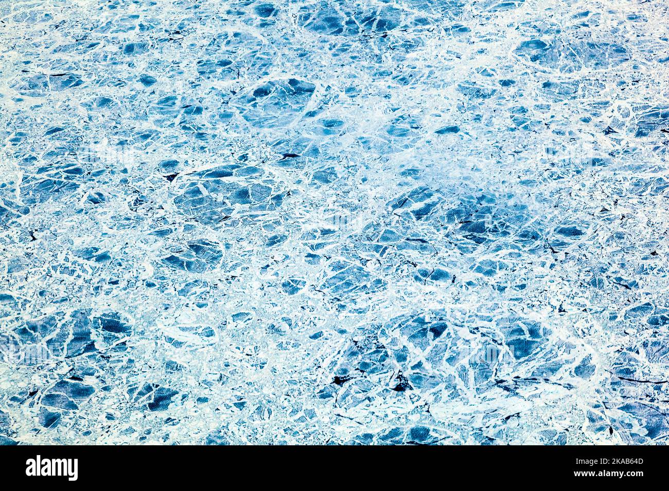 sheet of ice floating on the arctic ocean Stock Photo - Alamy