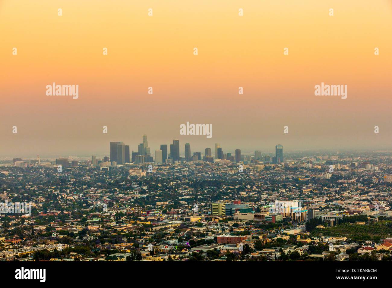 Los angeles sunset night busy hi-res stock photography and images - Alamy