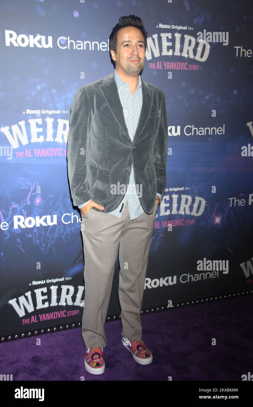 New York, NY, USA. 1st Nov, 2022. Lin Manuel Miranda at Weird: The Al ...