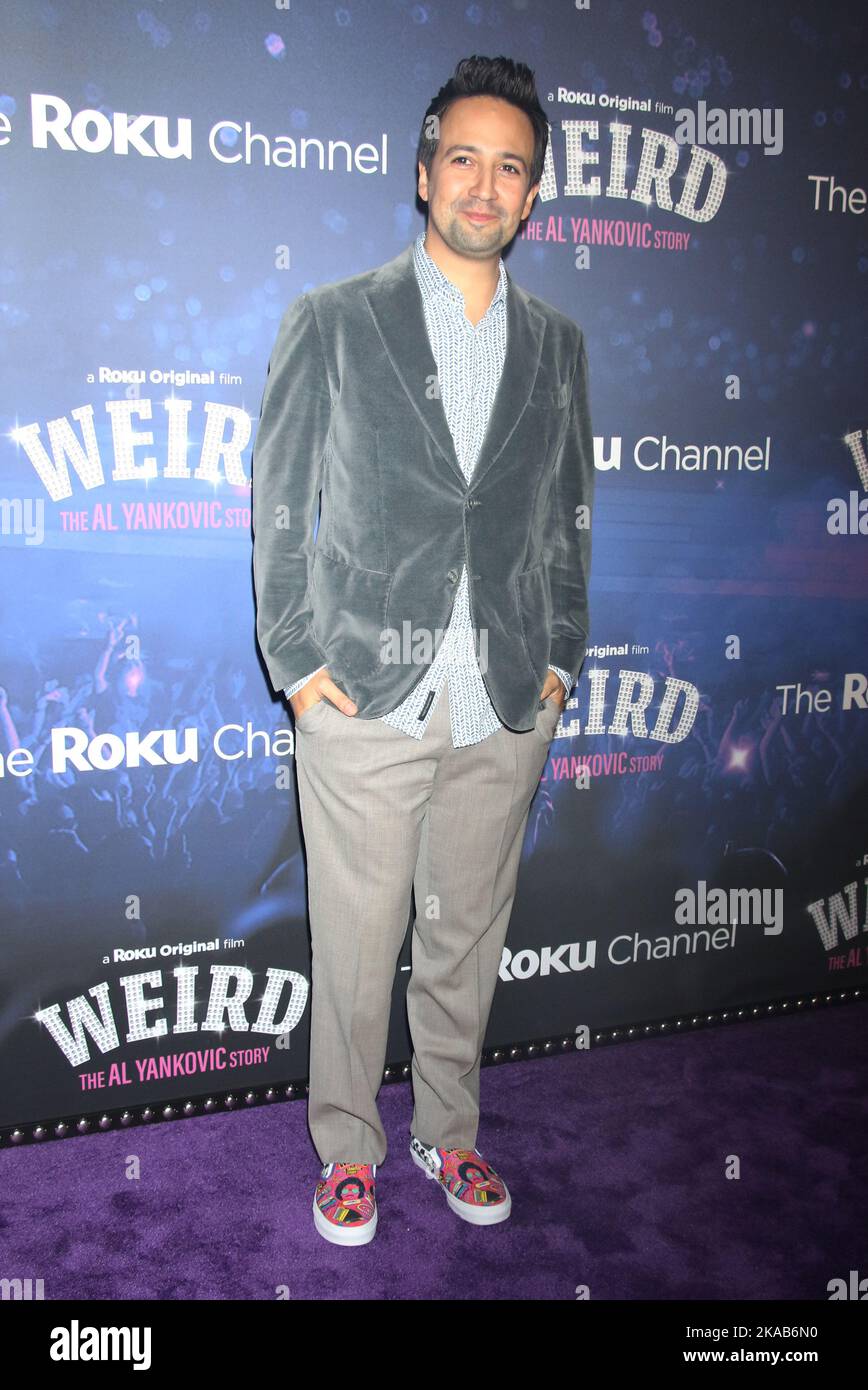 New York, NY, USA. 1st Nov, 2022. Lin Manuel Miranda at Weird: The Al ...