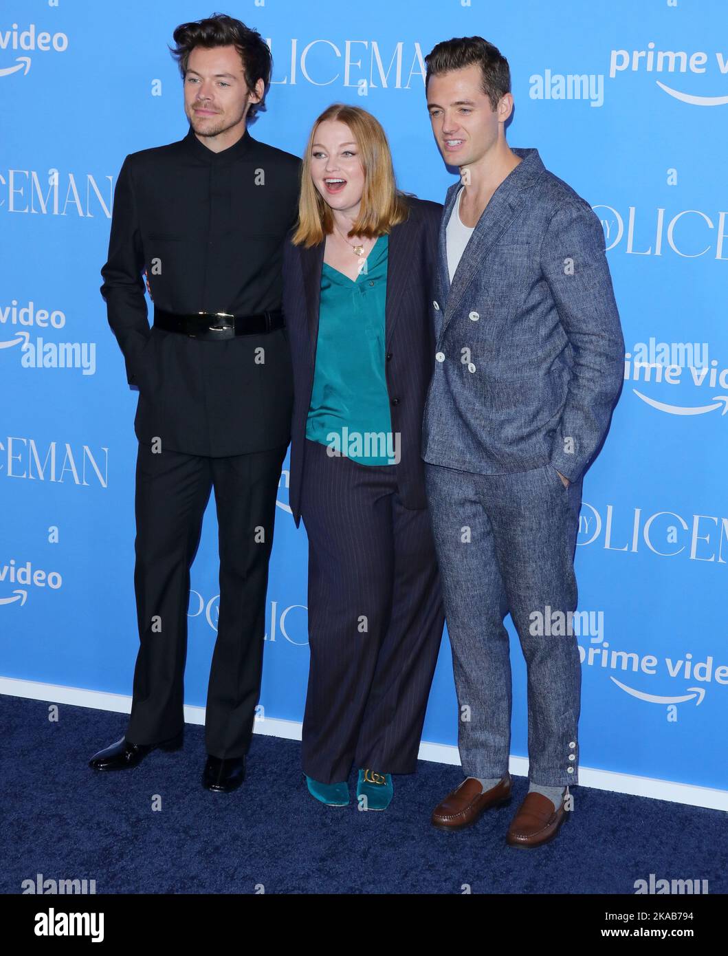 Harry Styles, Sarah Schechter, Robbie Rogers arrives at The Los Angeles ...