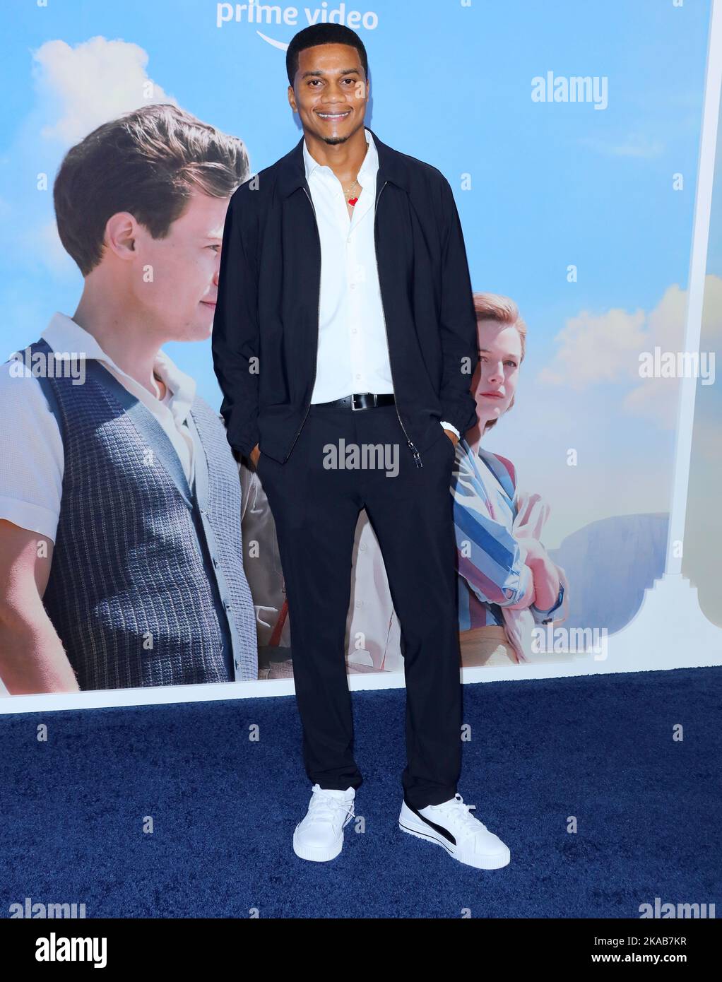 Cory Hardrict arrives at The Los Angeles Premiere of MY POLICEMAN held ...