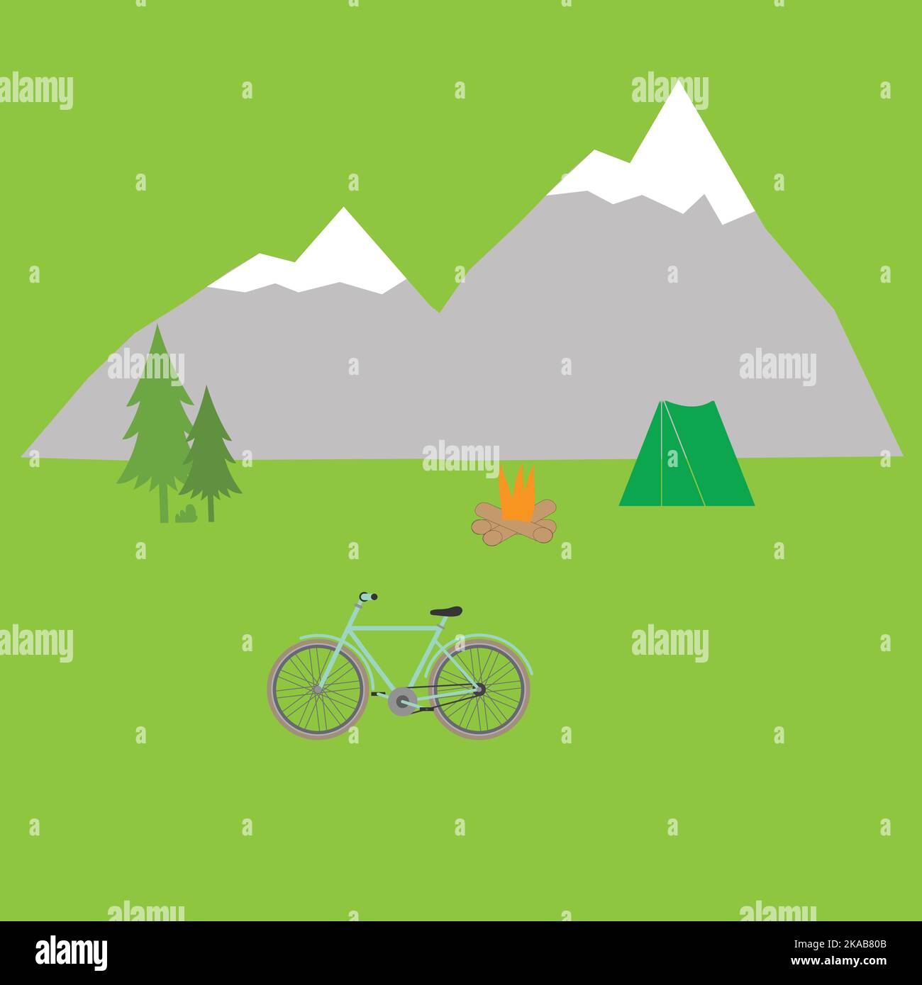 Bike in fire Stock Vector Images - Alamy