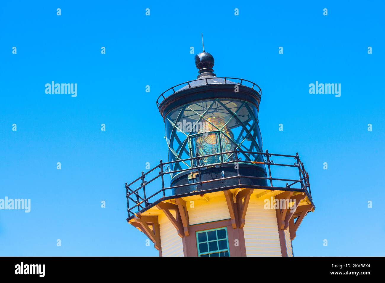 famous Point Cabrillo Lighthouse in California Stock Photo - Alamy