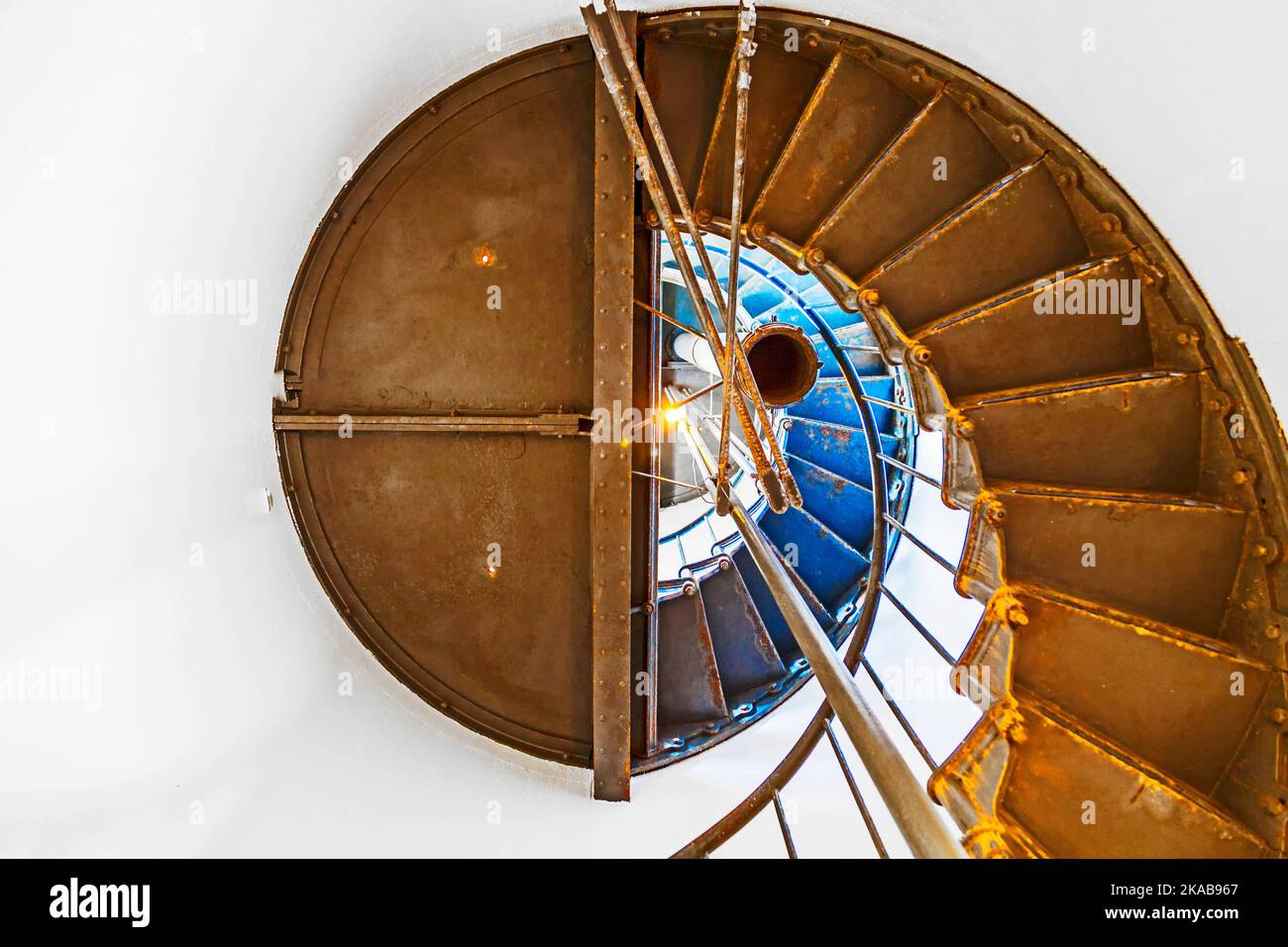 famous Point Arena Lighthouse in California Stock Photo - Alamy