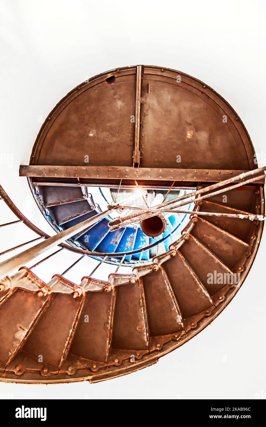 famous Point Arena Lighthouse in California Stock Photo - Alamy