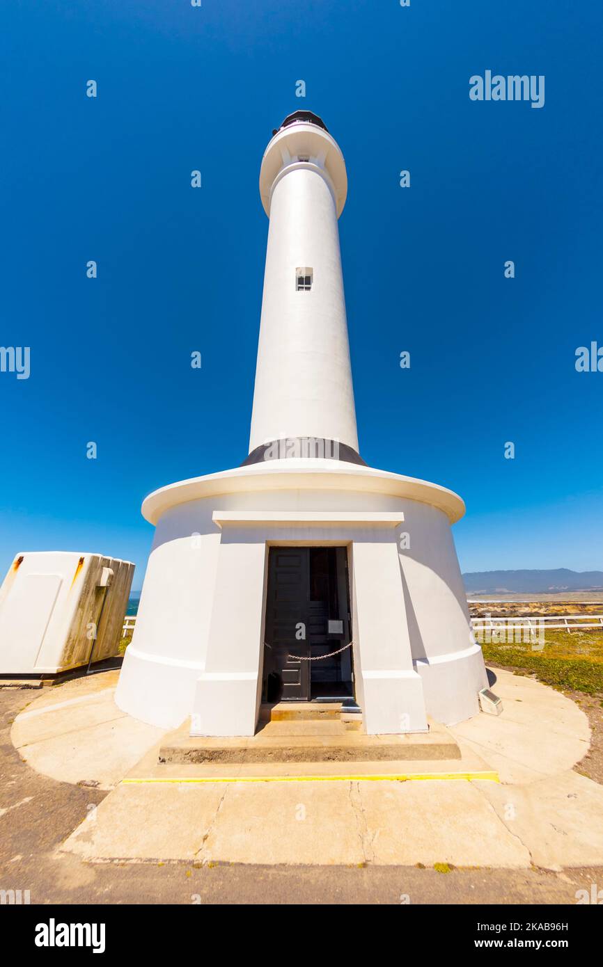famous Point Arena Lighthouse in California Stock Photo - Alamy