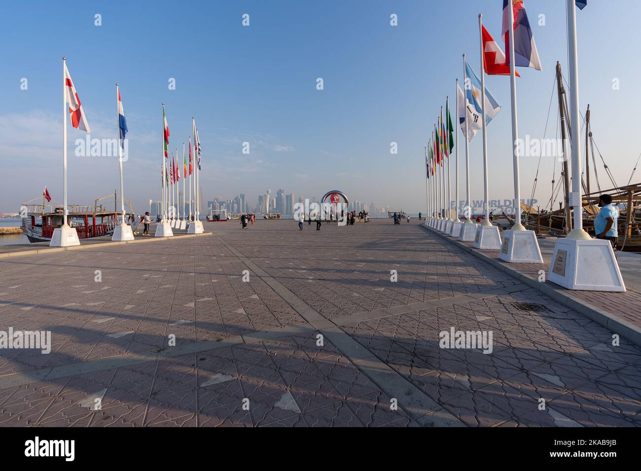 Doha, Qatar - October 28, 2022: The FIFA World Cup Qatar 2022 Official ...