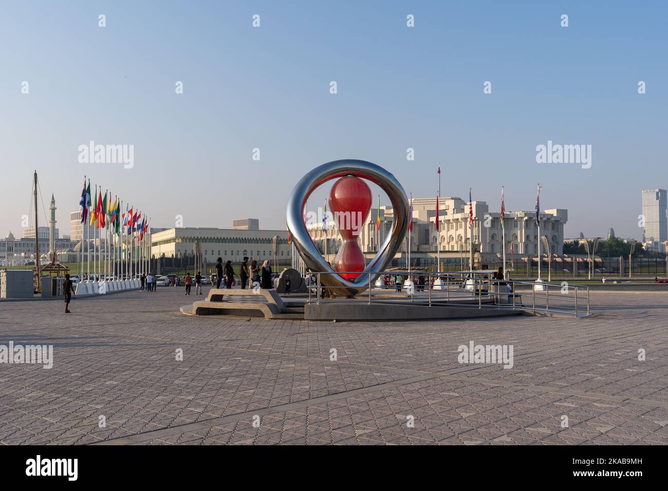 Doha, Qatar - October 28, 2022: The FIFA World Cup Qatar 2022 Official ...