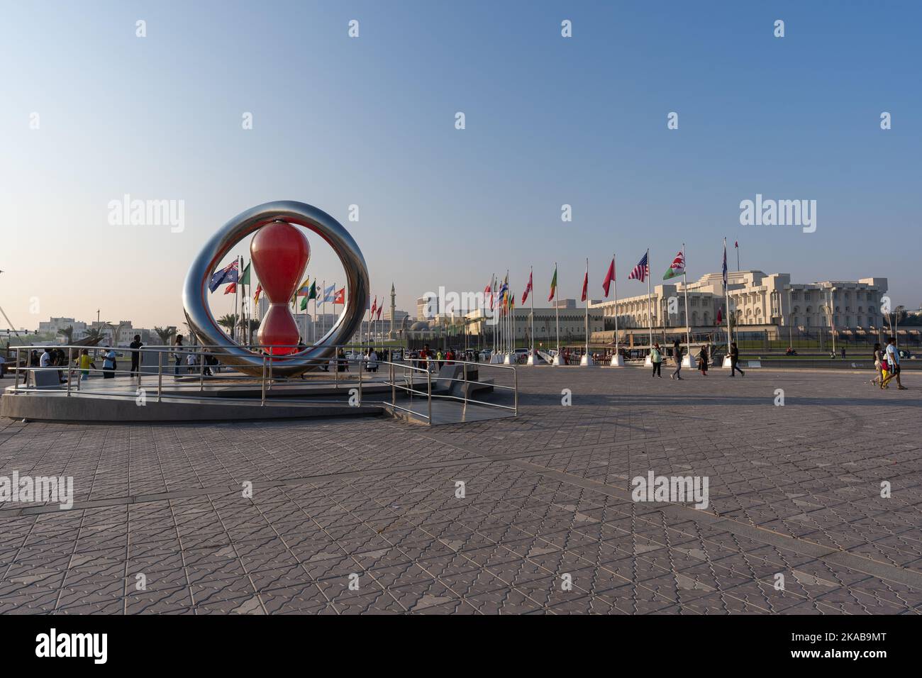 Doha, Qatar - October 28, 2022: The FIFA World Cup Qatar 2022 Official ...