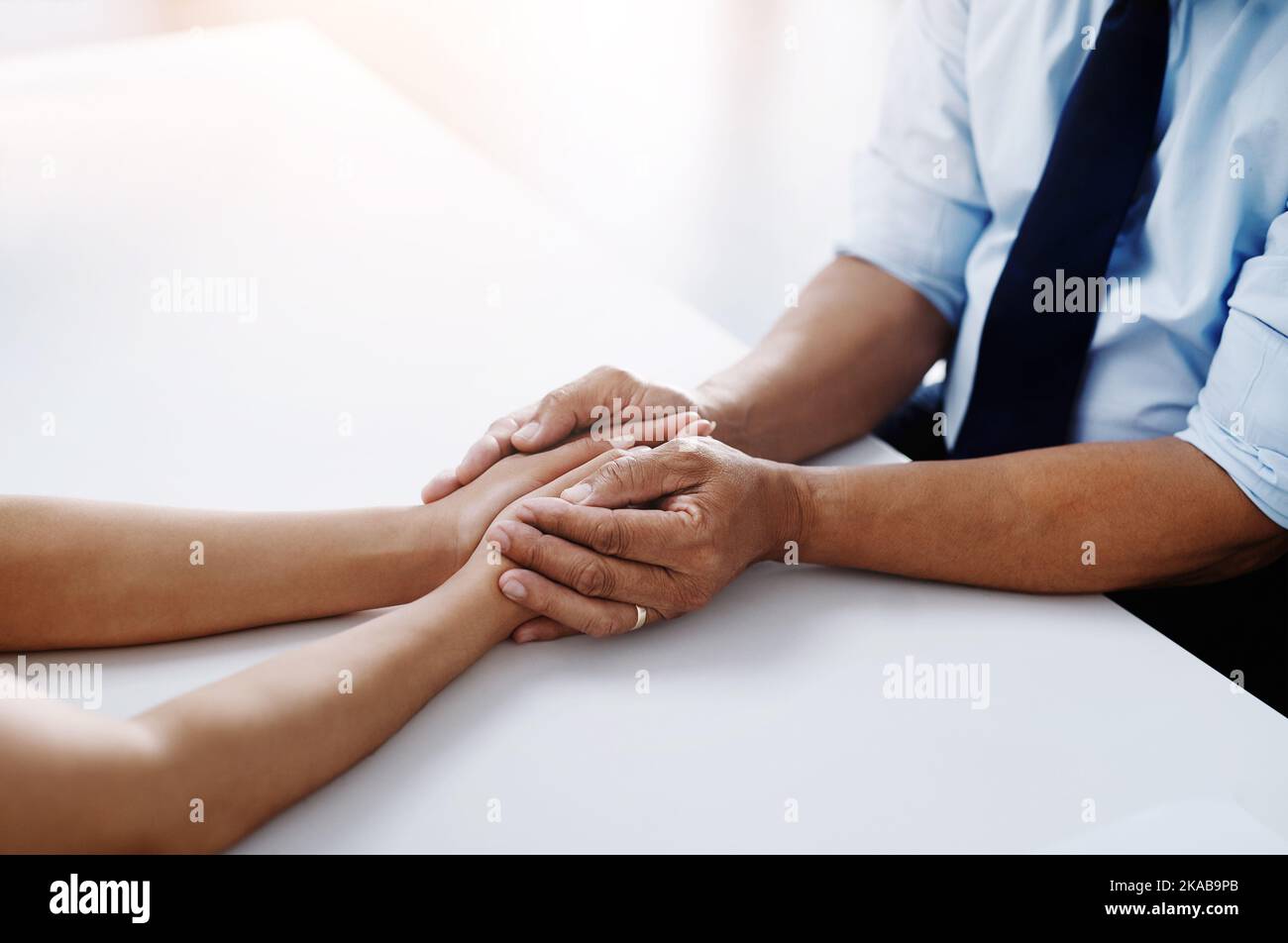 We heal you physically and emotionally. an unrecognizable doctor ...