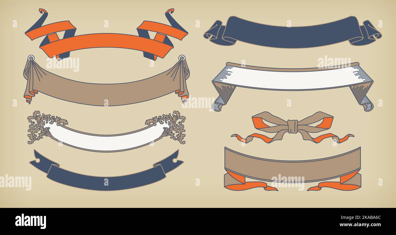 A retro design small label set.It is vector data that is easy to edit ...