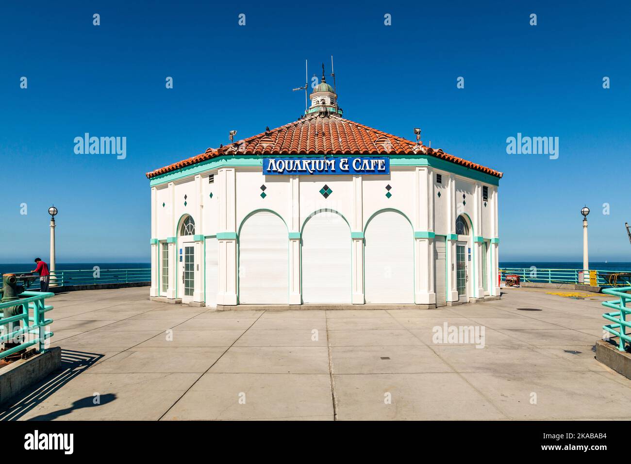 beautiful pier at Hermosa Beach in California Stock Photo - Alamy