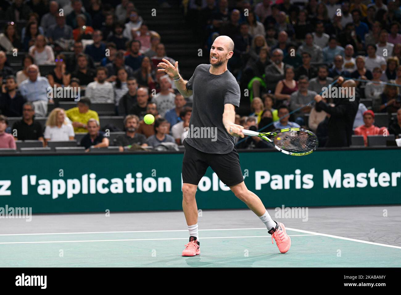 Paris, France. 01/11/2022, Adrian Mannarino of France during the Rolex ...
