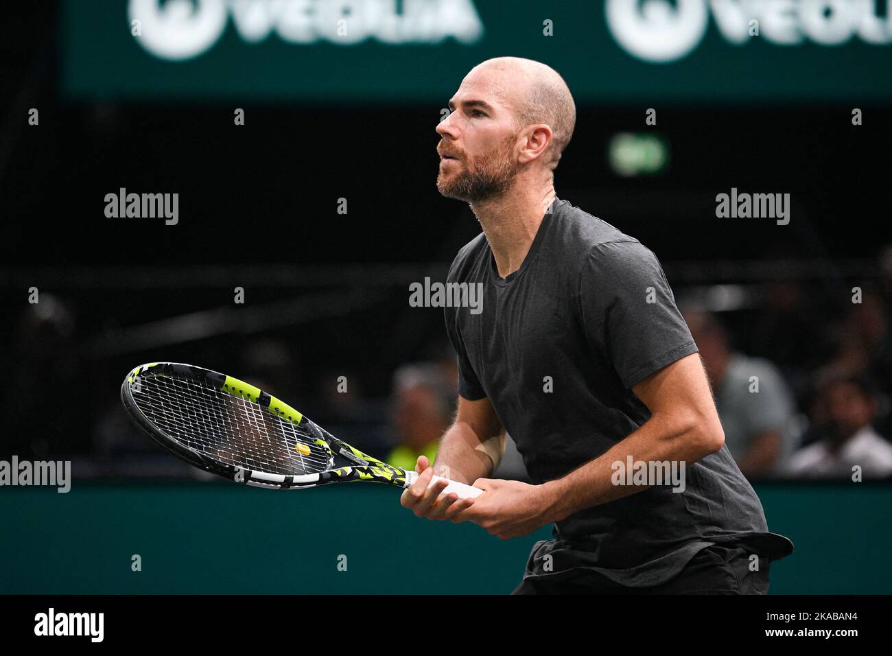 Paris, France. 01/11/2022, Adrian Mannarino of France during the Rolex ...