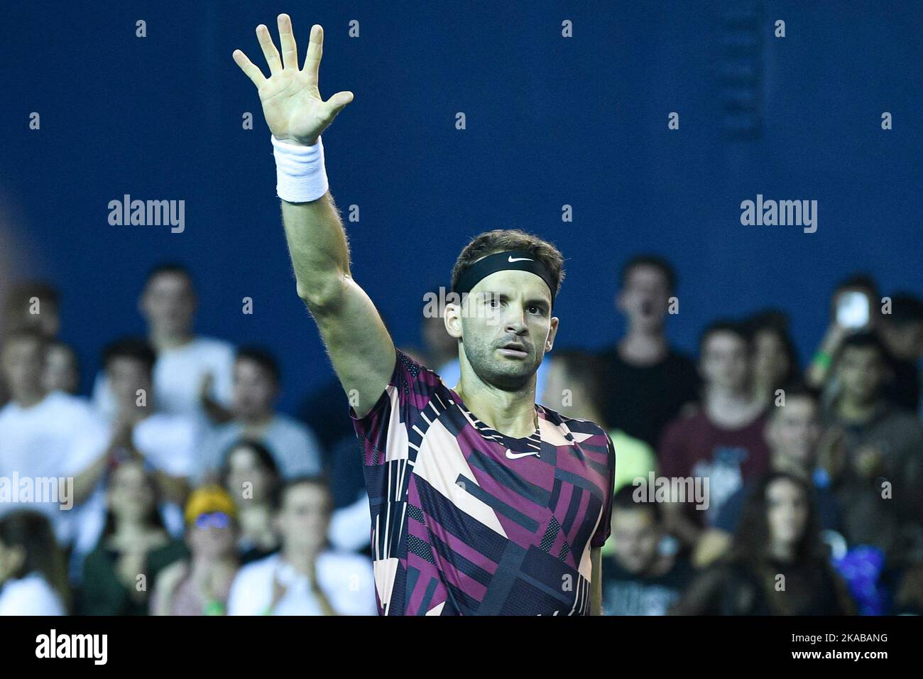 Paris, France. 01/11/2022, Grigor Dimitrov of Bulgary during the Rolex ...