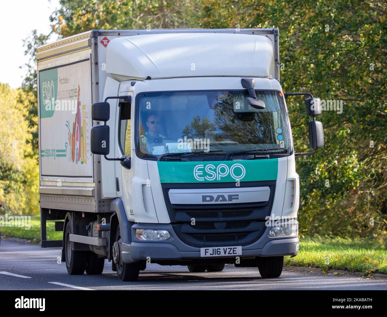 2016 Daf trucks LF 180 FA 4500 cc 2 AXLE RIGID BODY lorry Stock Photo ...