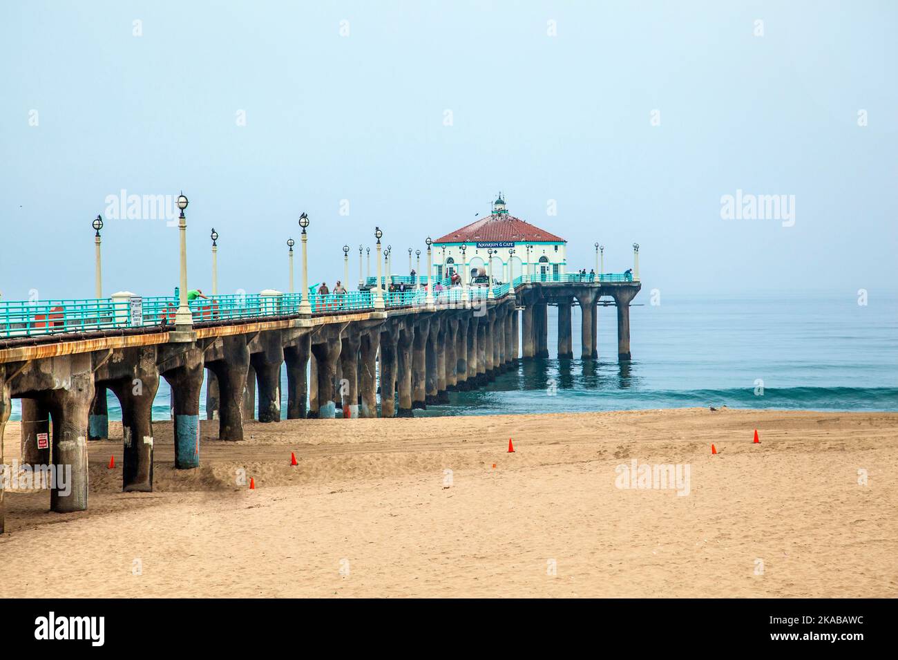 beautiful Hermosa Beach in California Stock Photo - Alamy