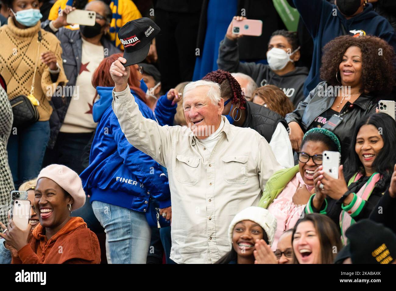Detroit, Michigan, USA. 29th Oct, 2022. Supporters attend the Get Out ...