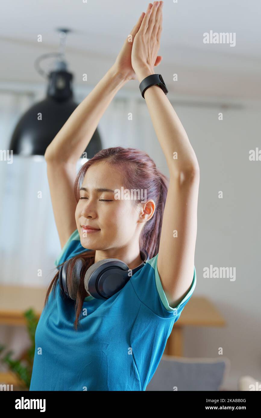 Breathing exercises office hi-res stock photography and images - Alamy