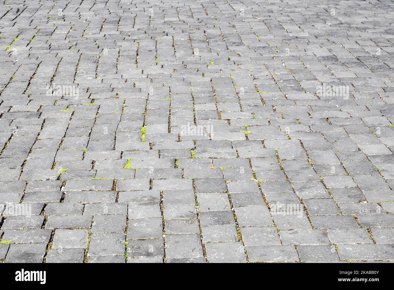 pattern of old cobble stone road gives a harmonic background Stock ...