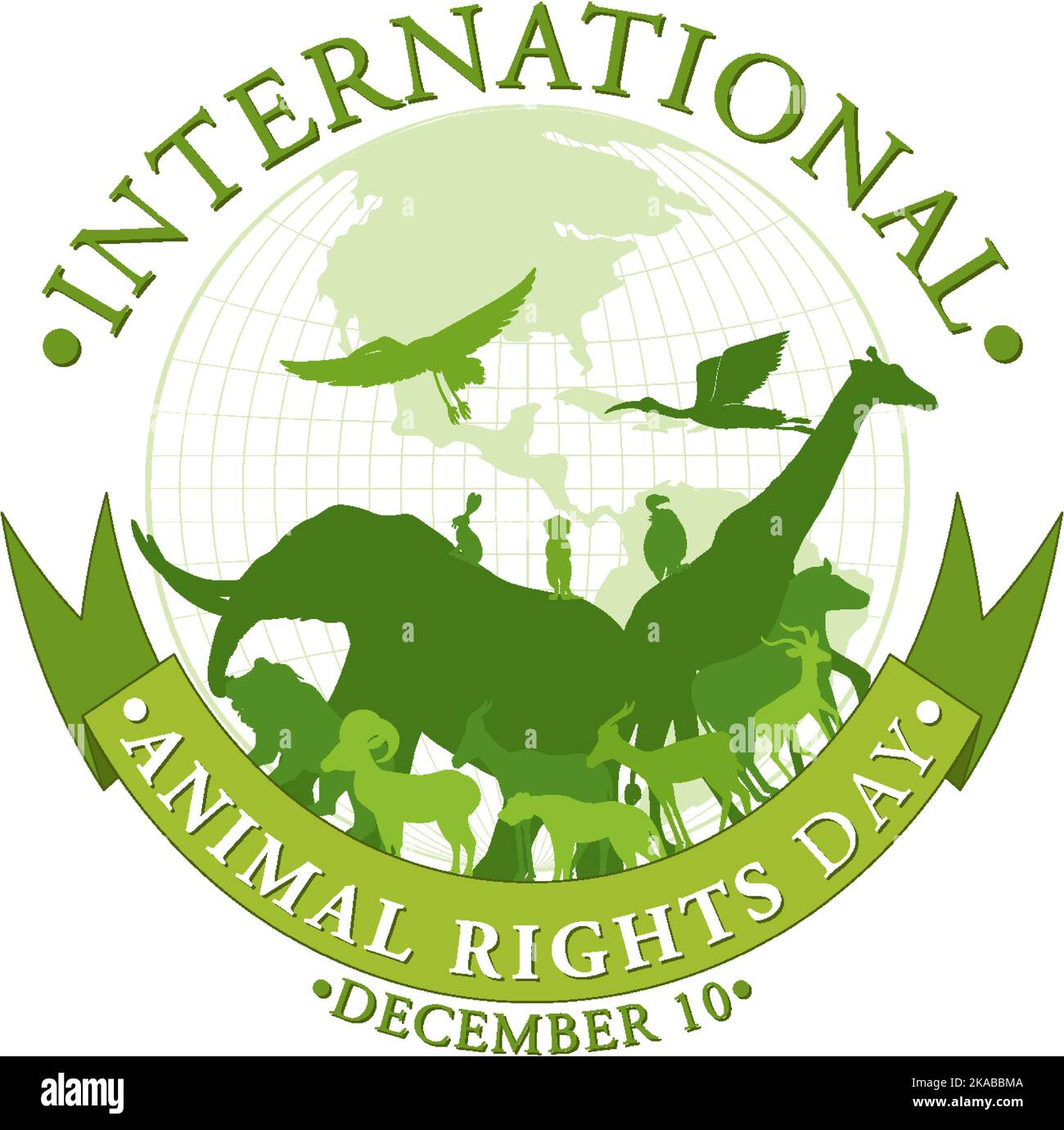 International Animal Rights Day banner design illustration Stock Vector ...