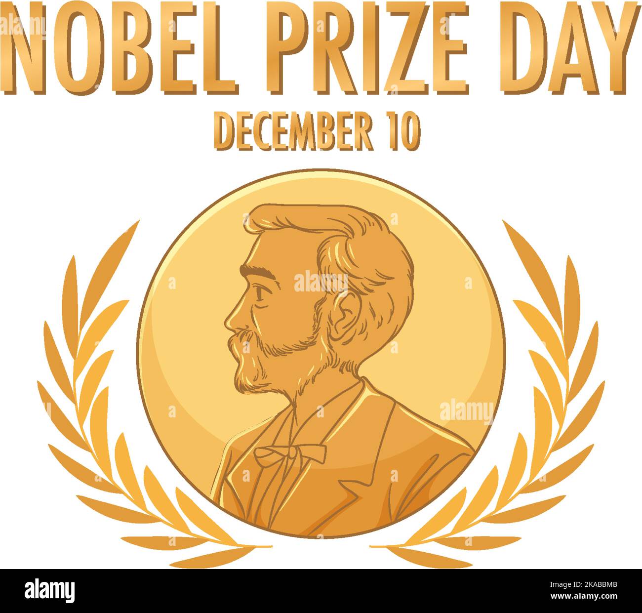 Nobel Prize Day Banner Design illustration Stock Vector Image & Art - Alamy