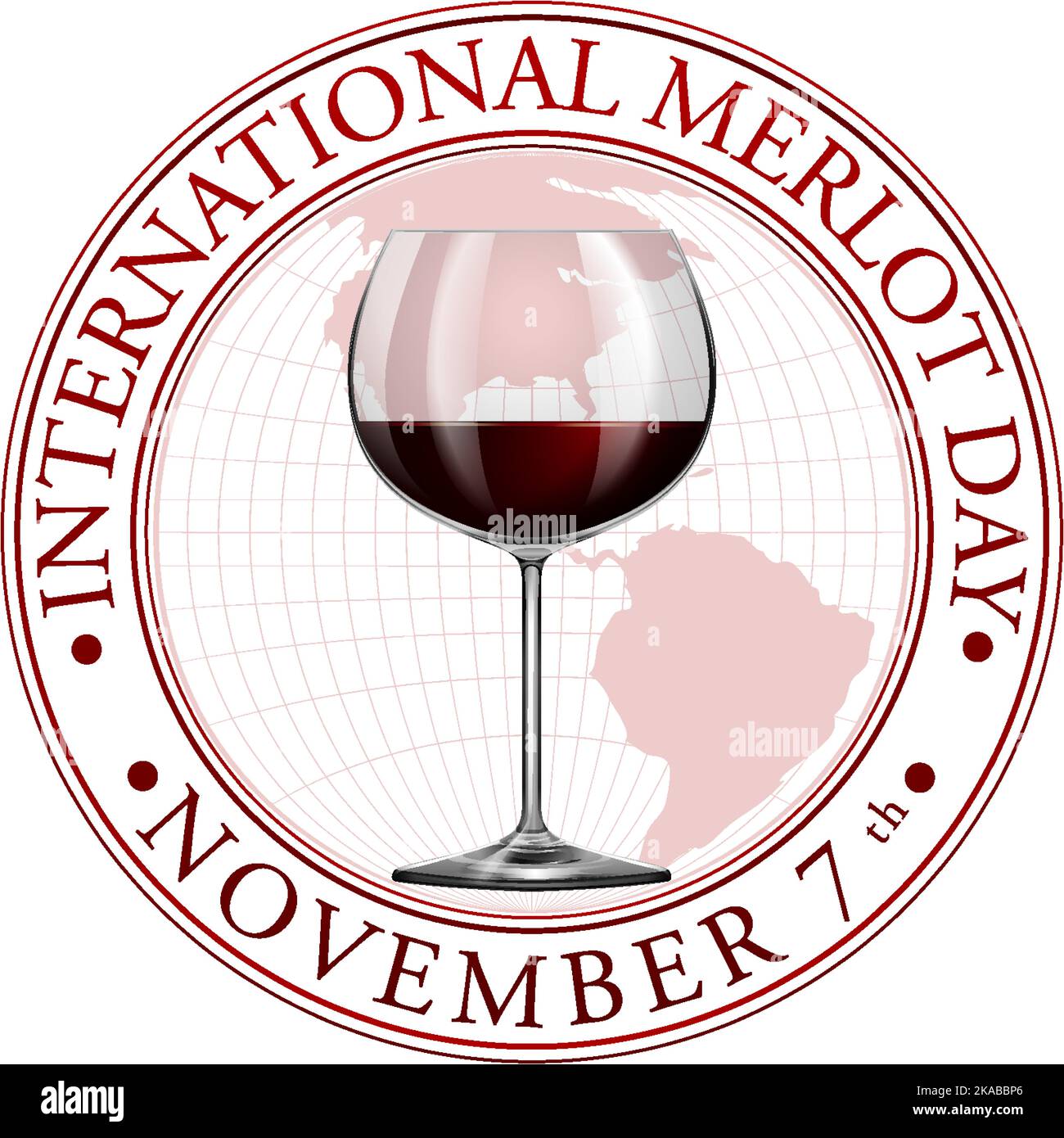 Intenational Merlot Day Banner Design illustration Stock Vector Image ...